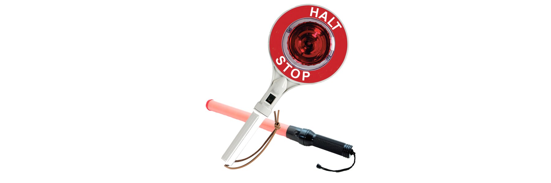 Winkerkelle, Anhaltestab und Leuchstab mit LED-Technik