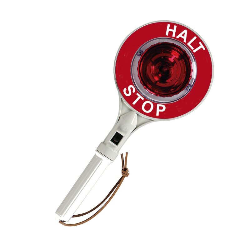 LED-Anhaltestab - Winkerkelle Universal